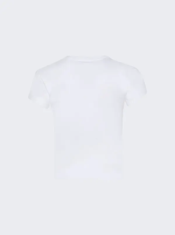 Alexander Wang Baby Tee With Hotfix Graphic