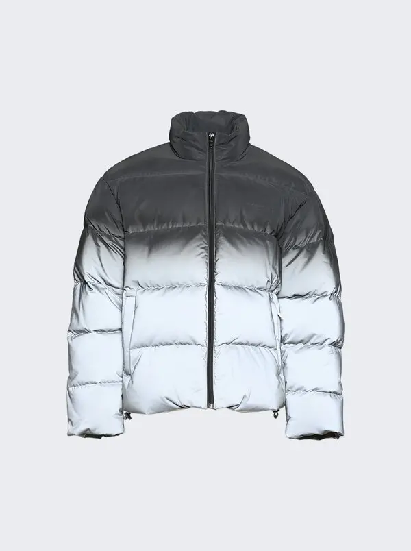 Alexander Wang Reflective Gradient Puffer Jacket - Gray