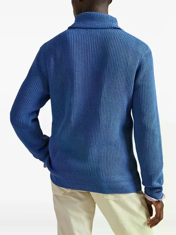 Polo Ralph Lauren Cotton Shawl-collar Cardigan - Blue