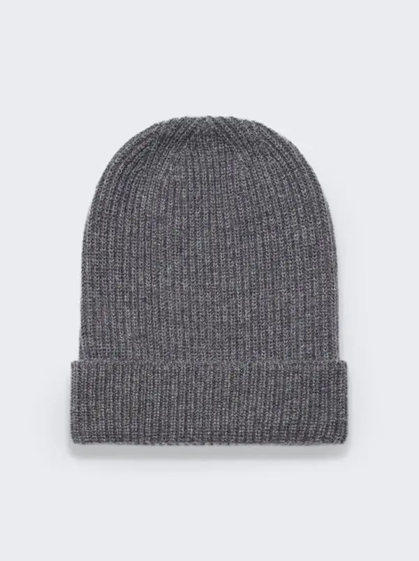 THE ELDER STATESMAN Fitted Cashmere Beanie - Gray