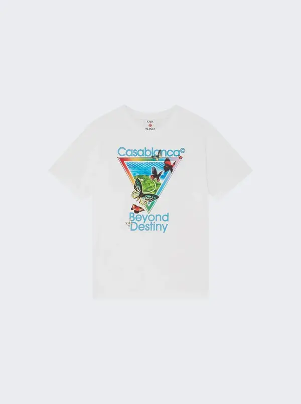 Casablanca Tennis Club Icon Beyond Destiny Tee - White