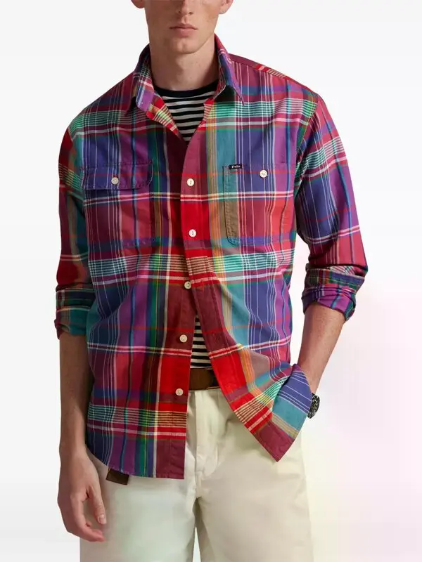 Polo Ralph Lauren Plaid Button-down Shirt - Red