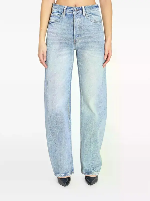 Alexander Wang Float Crystal-embellished Jeans