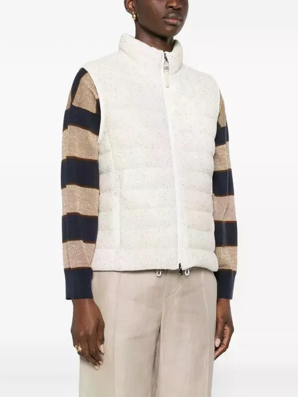 Brunello Cucinelli Sequin-embellished Gilet