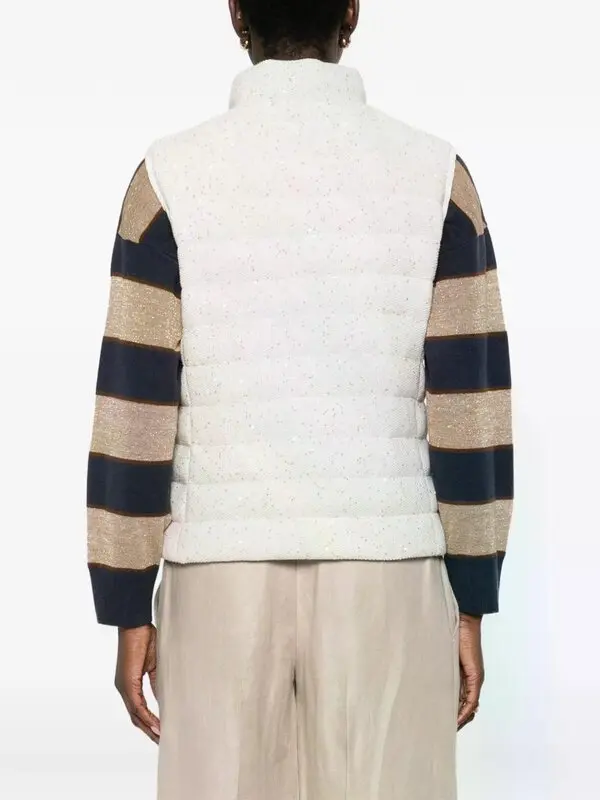 Brunello Cucinelli Sequin-embellished Gilet