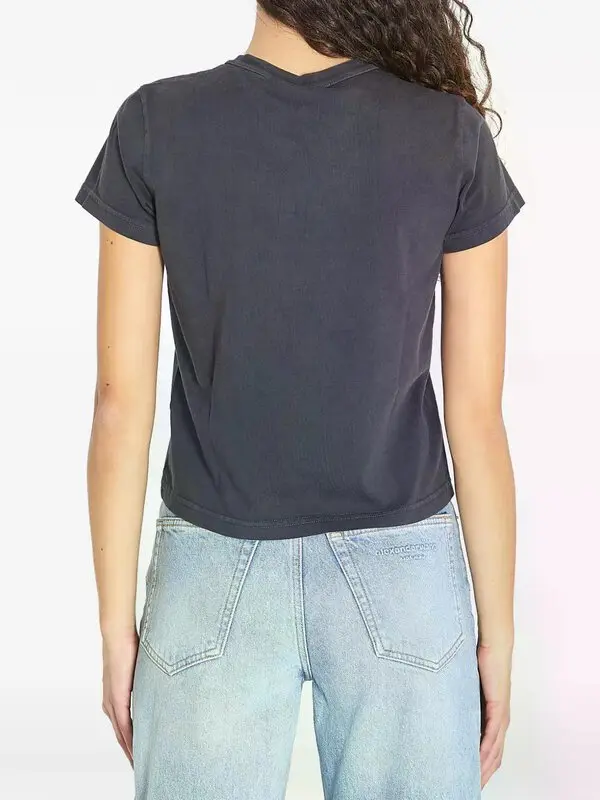 Alexander Wang Logo Rhinestone T-shirt