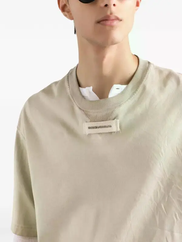 Dolce & Gabbana Label-detail T-shirt