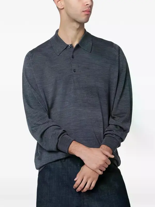 John Smedley Dorset Long-sleeve Polo Shirt