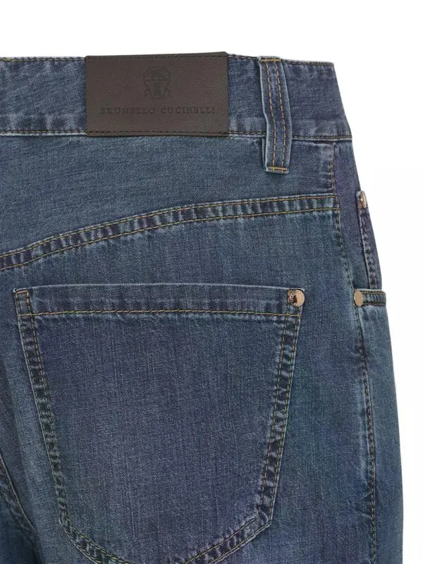 Brunello Cucinelli Five-pocket Wide-leg Jeans