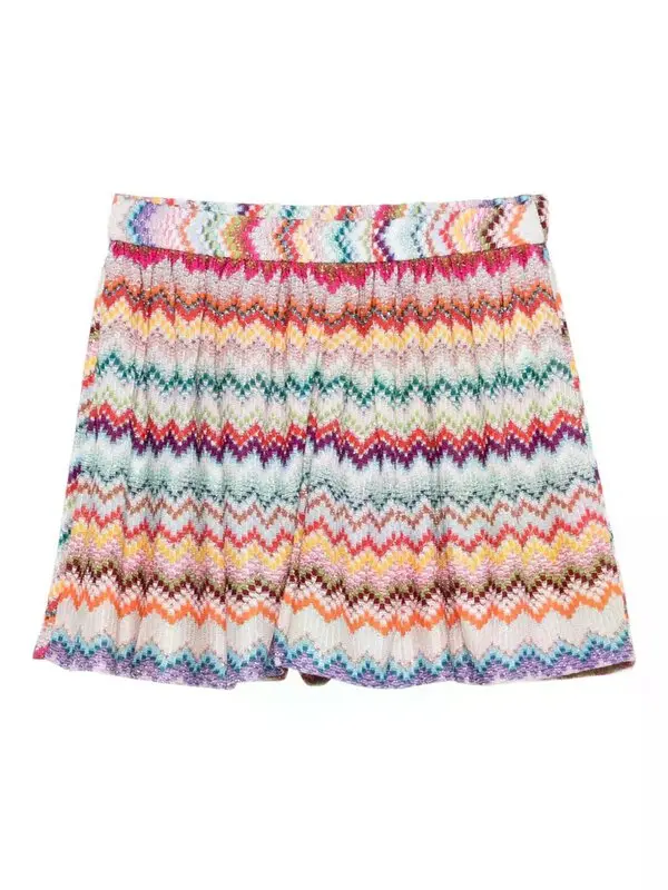 Missoni Chevron Knitted Shorts