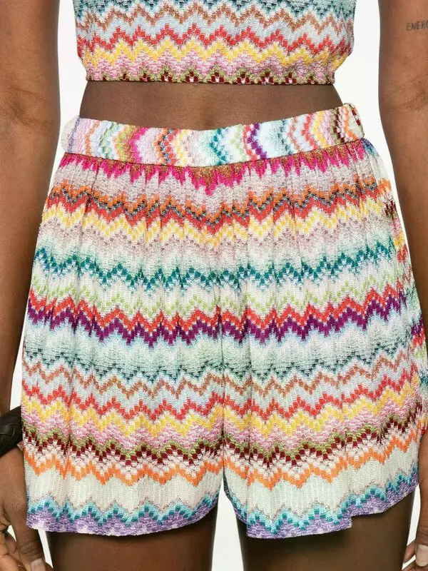 Missoni Chevron Knitted Shorts