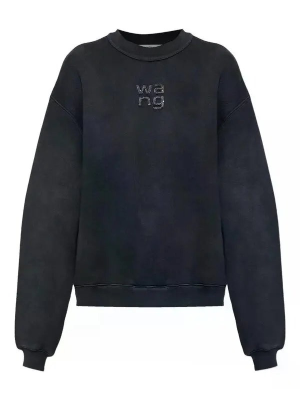 Alexander Wang Logo Embellished Crewneck Sweater