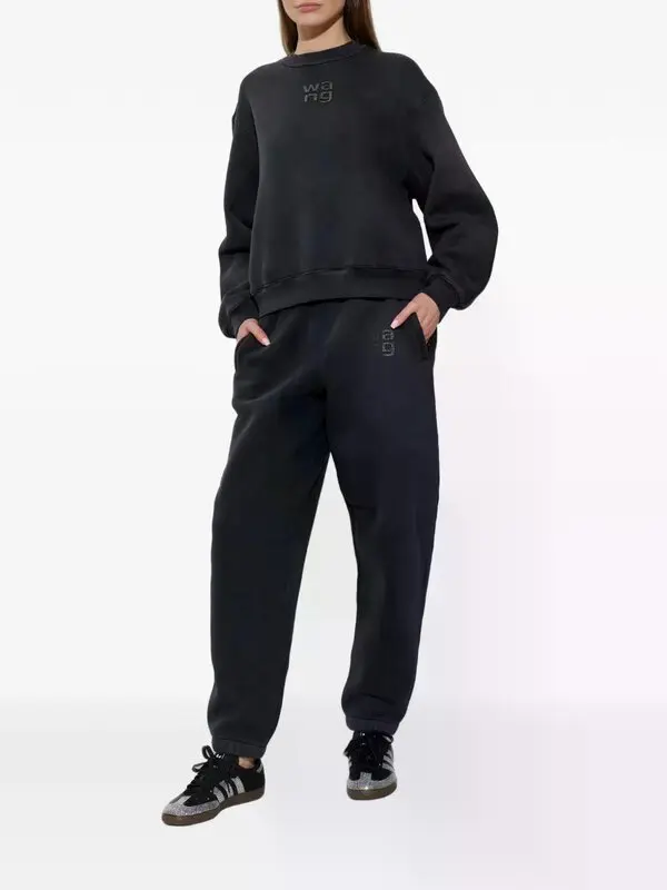 Alexander Wang Logo Embellished Crewneck Sweater