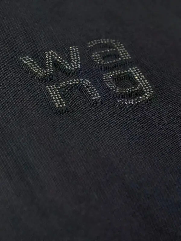 Alexander Wang Logo Embellished Crewneck Sweater