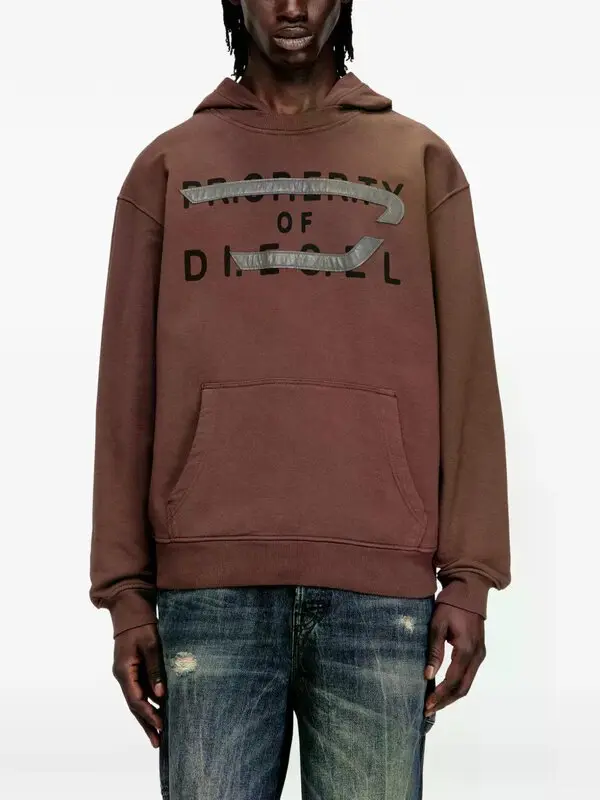 DIESEL® Hooded Sweater - Brown