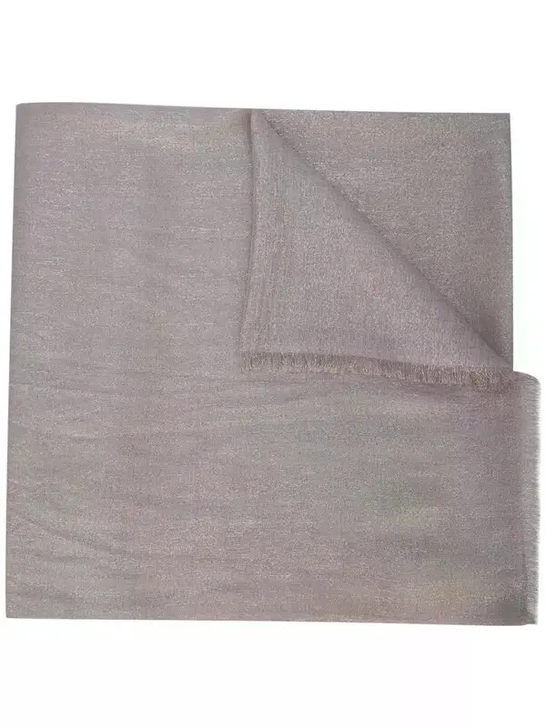 Brunello Cucinelli Frayed Edge Scarf - Neutrals
