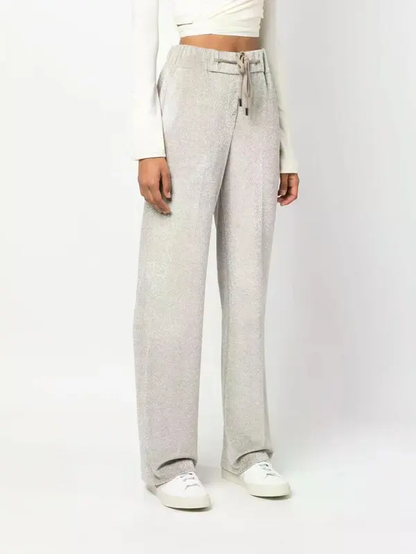 Peserico Straight-leg Glitter Trousers