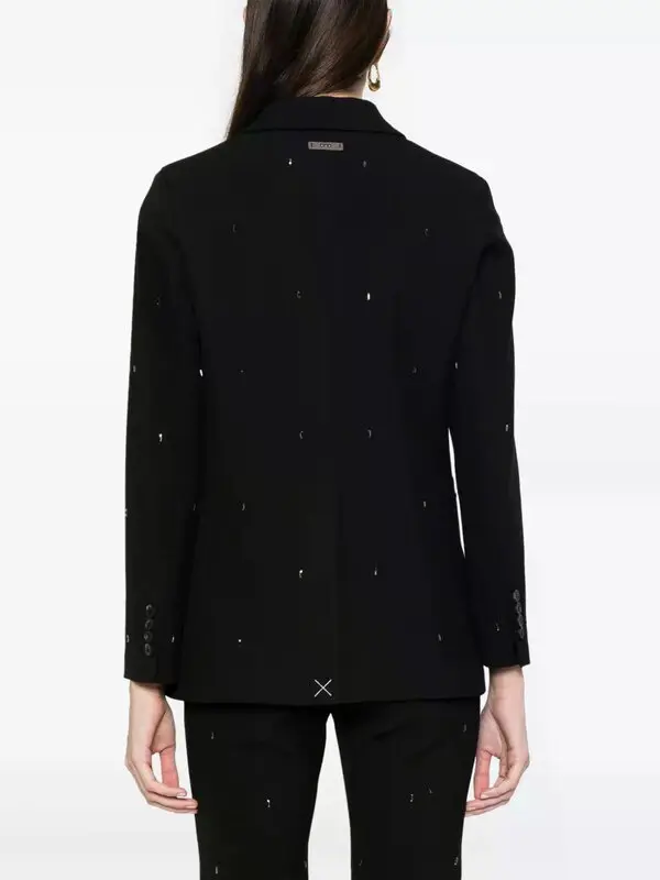 Peserico Crystal-embellished Blazer - Black
