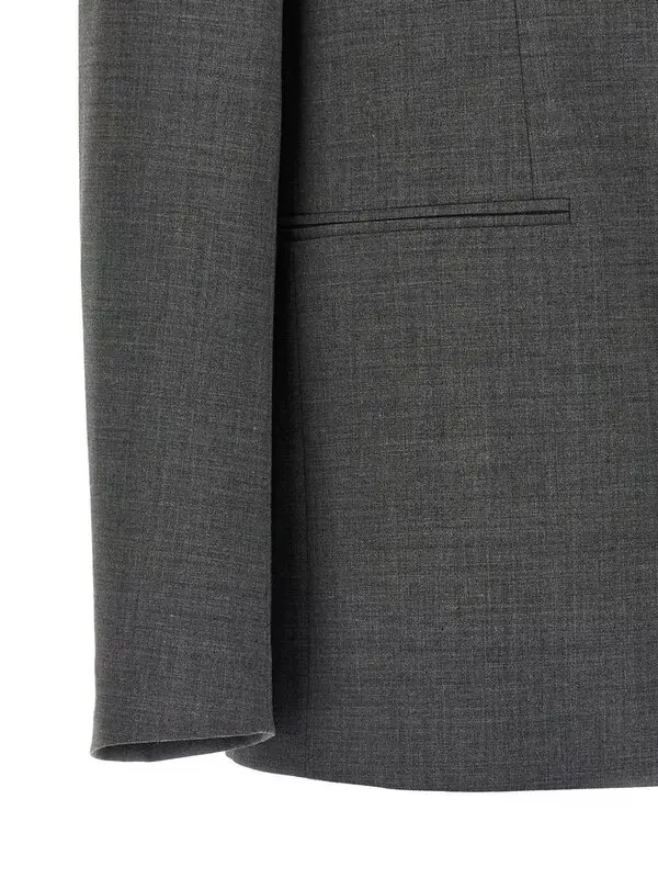 MAISON MARGIELA Raw-cut Single-breasted Blazer
