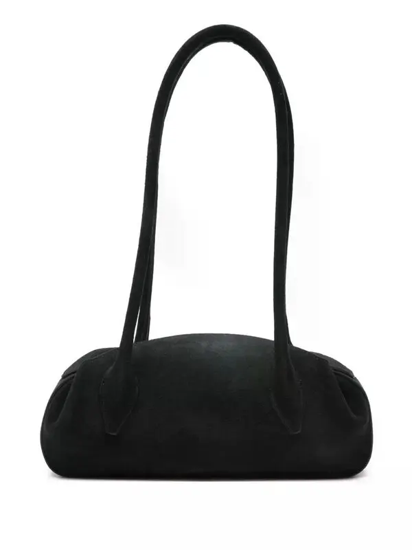 Yuzefi Mini Oyster Suede Tote Bag - Black
