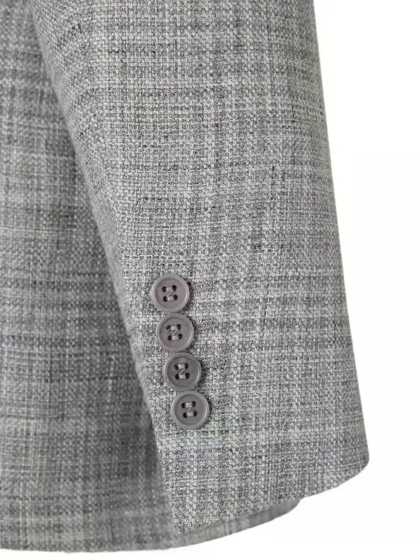Canali Notched-lapel Checked Blazer