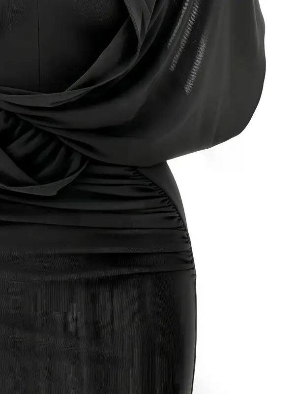 Andamane Annie Open-back Midi Dress - Black