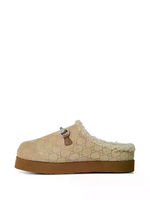 Gucci Interlocking-g Horsebit Slippers