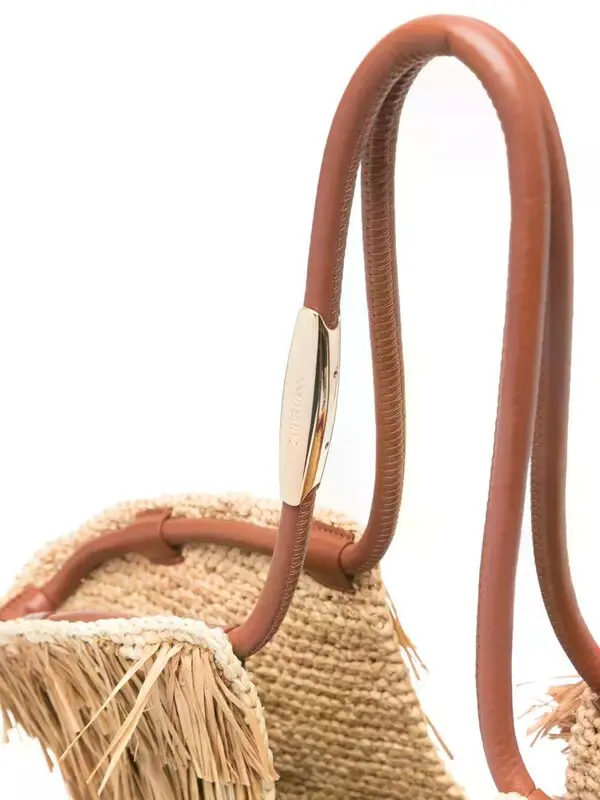 Zimmermann Medium Goldentime Fringed Tote Bag