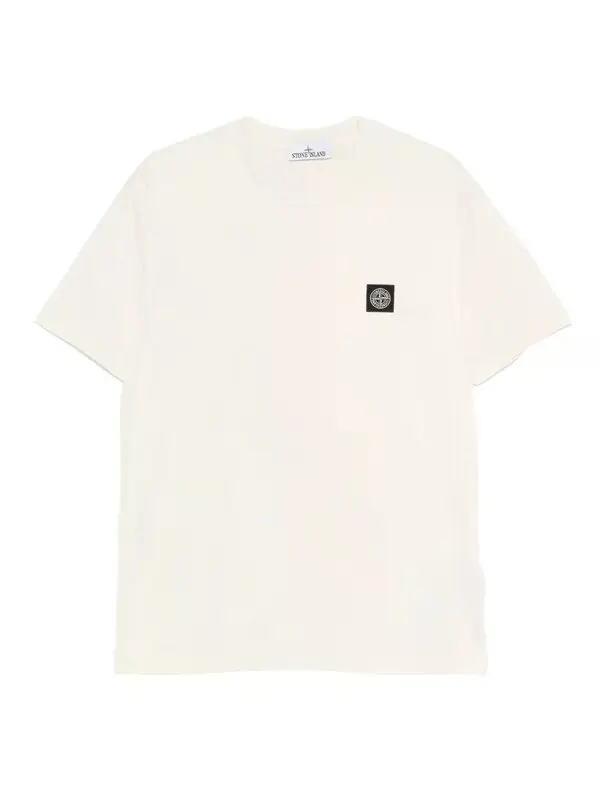 Stone Island Patch T-shirt - Neutrals