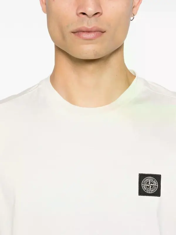 Stone Island Patch T-shirt - Neutrals