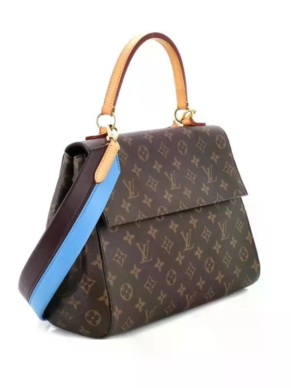 LOUIS VUITTON Cluny Top Handle Monogram Mm - Brown
