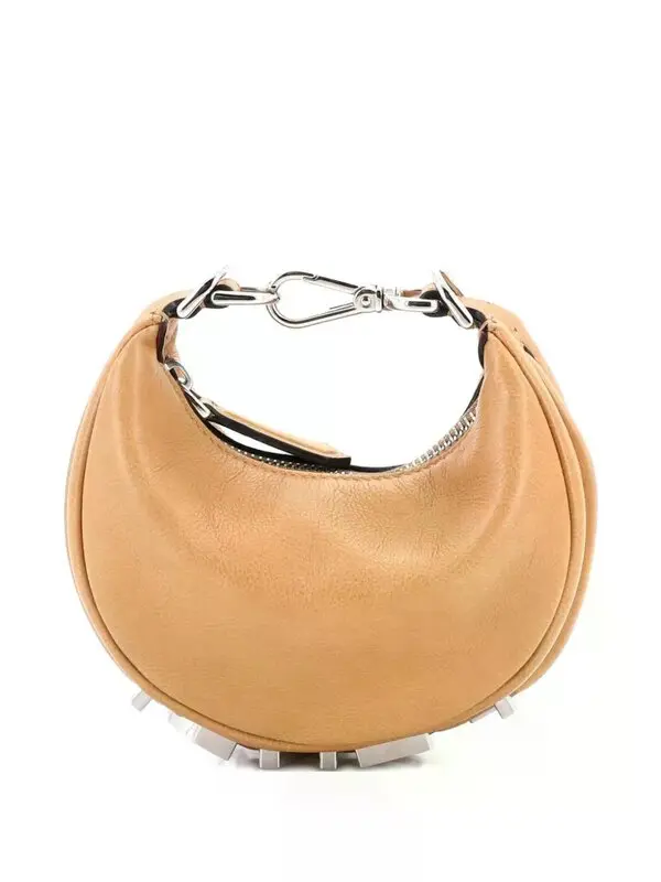 Fendi Graphy Bag Leather Nano Hobo Bag - Brown
