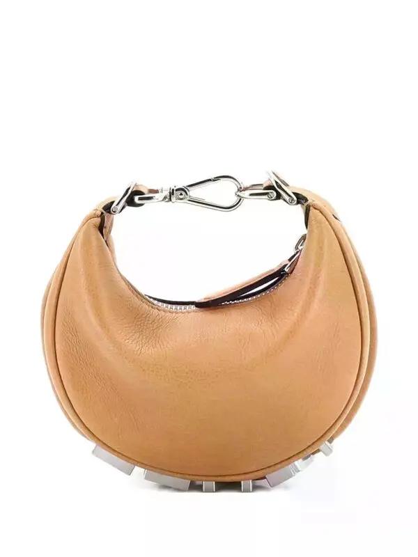 Fendi Graphy Bag Leather Nano Hobo Bag - Brown