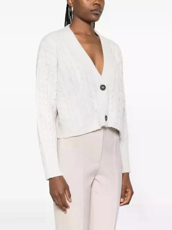 Peserico Cable-knit Cardigan