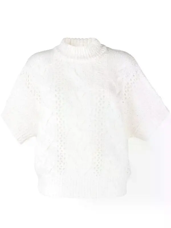 Peserico Open-knit Short-sleeve Jumper