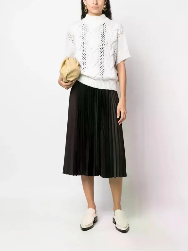 Peserico Open-knit Short-sleeve Jumper