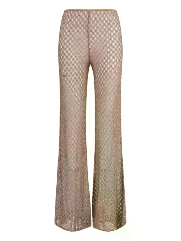 Missoni Openwork Flared Trousers