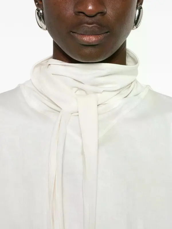 LEMAIRE Roll-neck Short-sleeve T-shirt - Neutrals