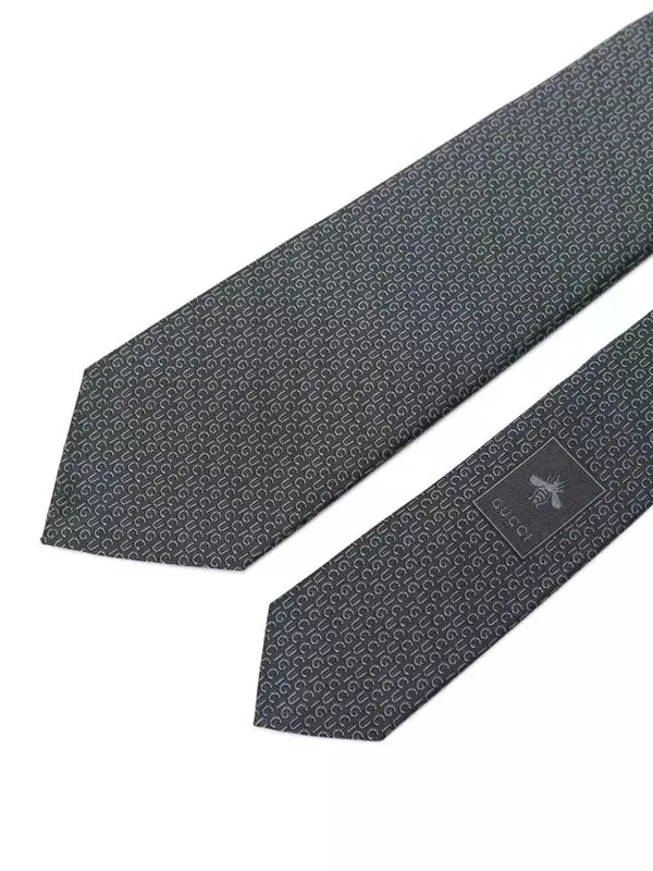 Gucci Logo Jacquard Tie