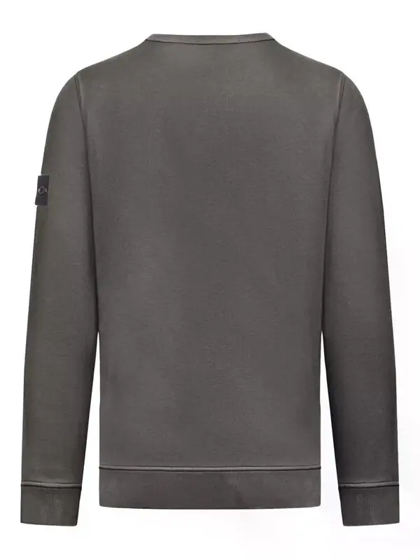 Stone Island Compass Logo Long-sleeve Sweatshirt - Grey