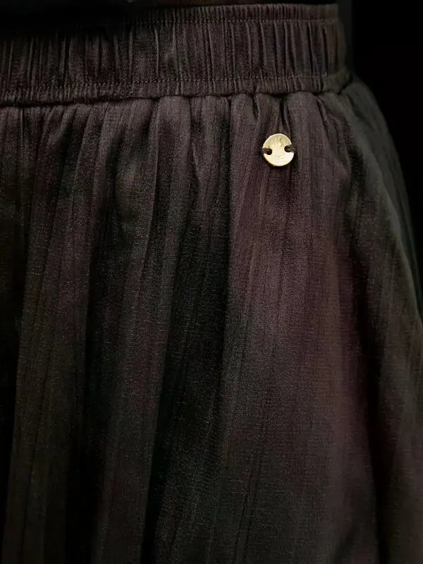PEDRO DEL HIERRO Pleated A-line Midi Skirt