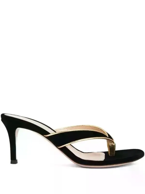 GIANVITO ROSSI Thong Stiletto Mules