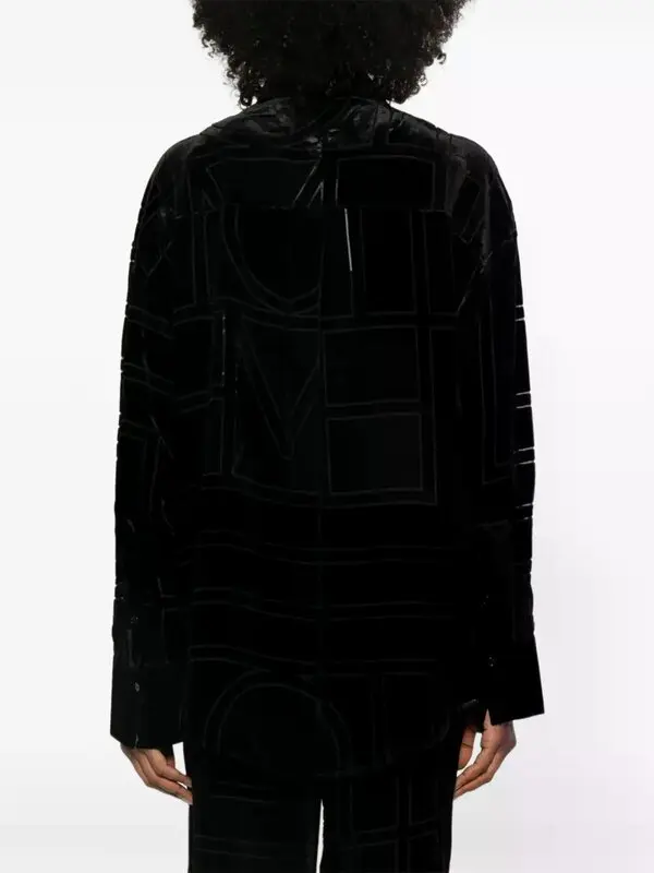 TOTEME Velvet Shirt - Black