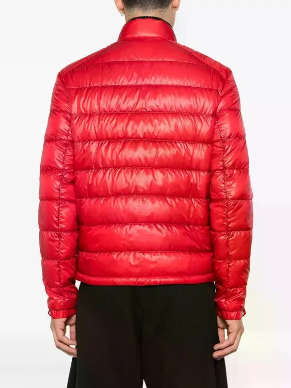 Moncler Quilted Down Jacket - Red