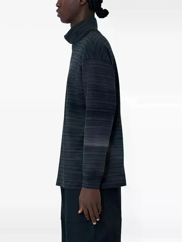Comme Des Garçons Striped Turtleneck Sweatshirt