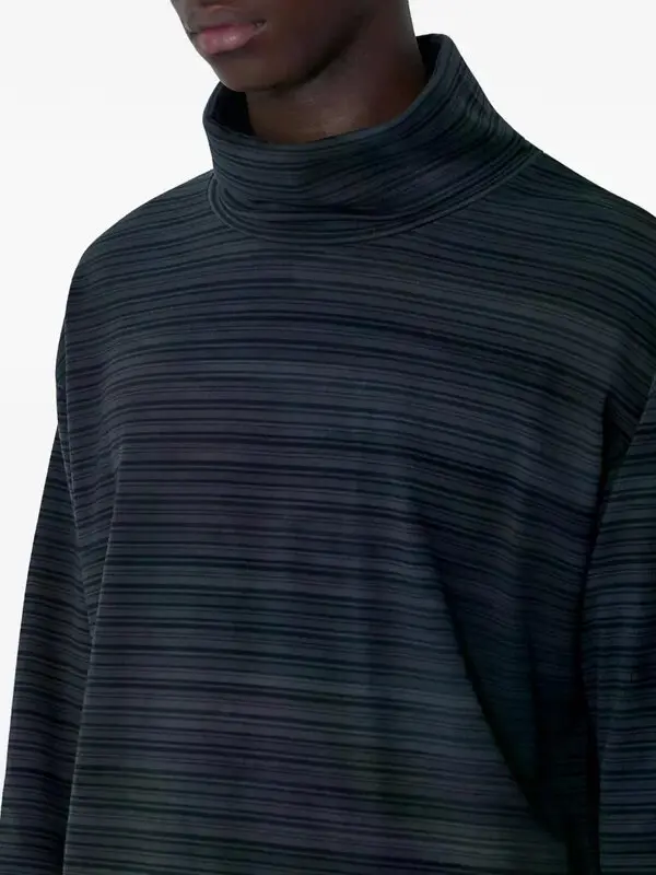 Comme Des Garçons Striped Turtleneck Sweatshirt