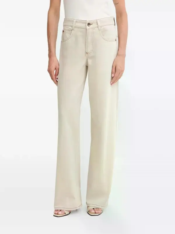 Miss Sixty Five-pocket Jeans With Logo Patch