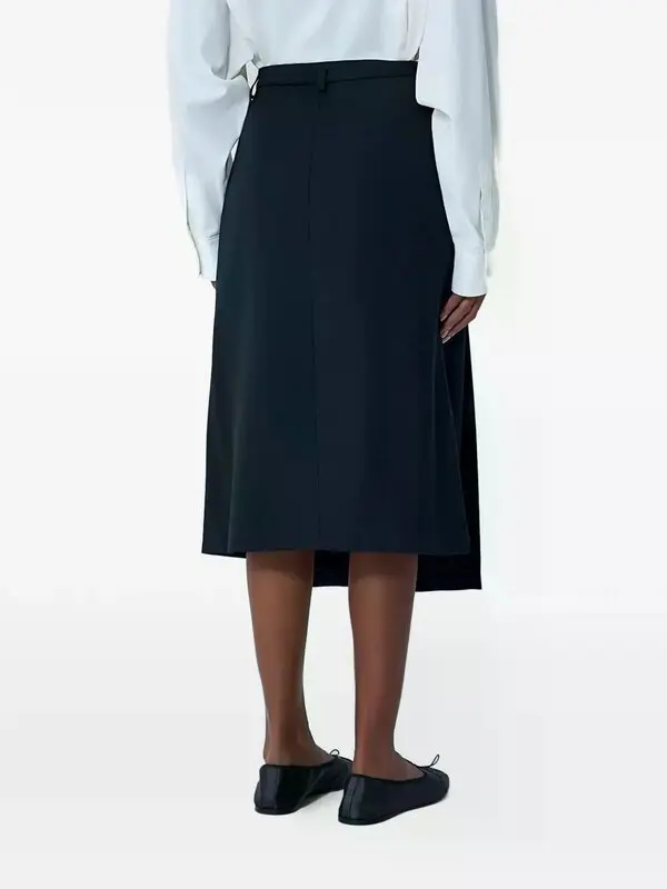 THE ROW Asymmetrical Midi Skirt