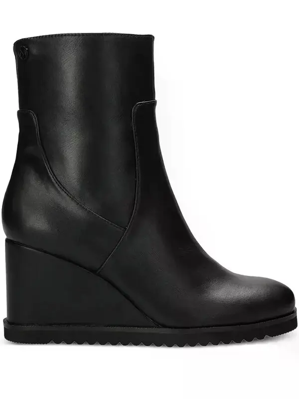 MEXX Wedge Zip Boots - Black