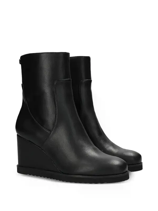MEXX Wedge Zip Boots - Black